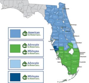 Service Area - Home Care Assistance Florida